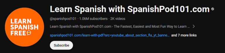 39 Best Spanish YouTube Channels (All Levels) - Learn Spanish with James