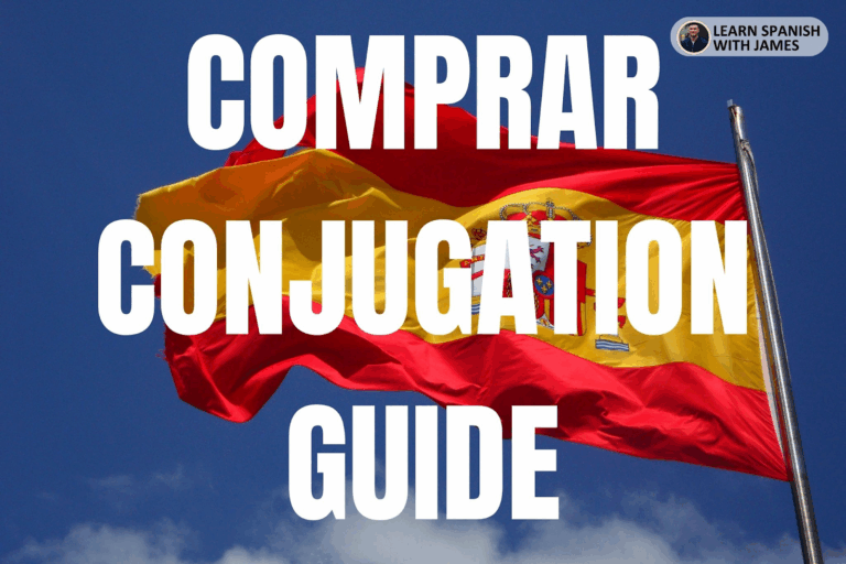 Comprar Conjugation Chart & Full Tense Guide - Learn Spanish with James